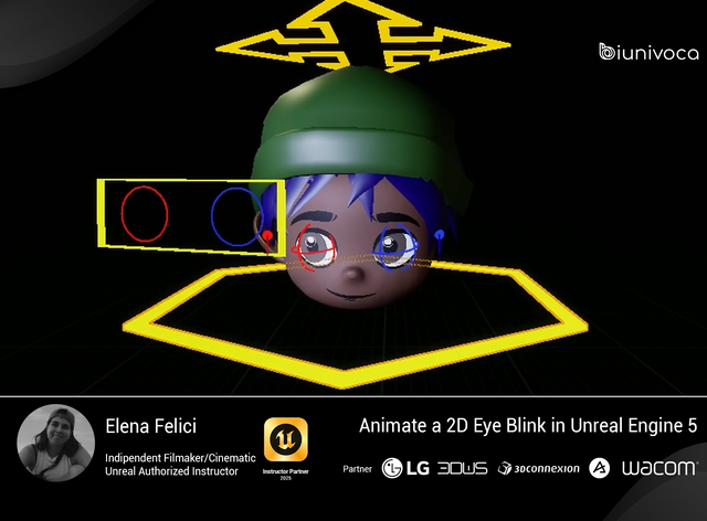 Animate a 2D Eye Blink in Unreal Engine 5 | Biunivoca