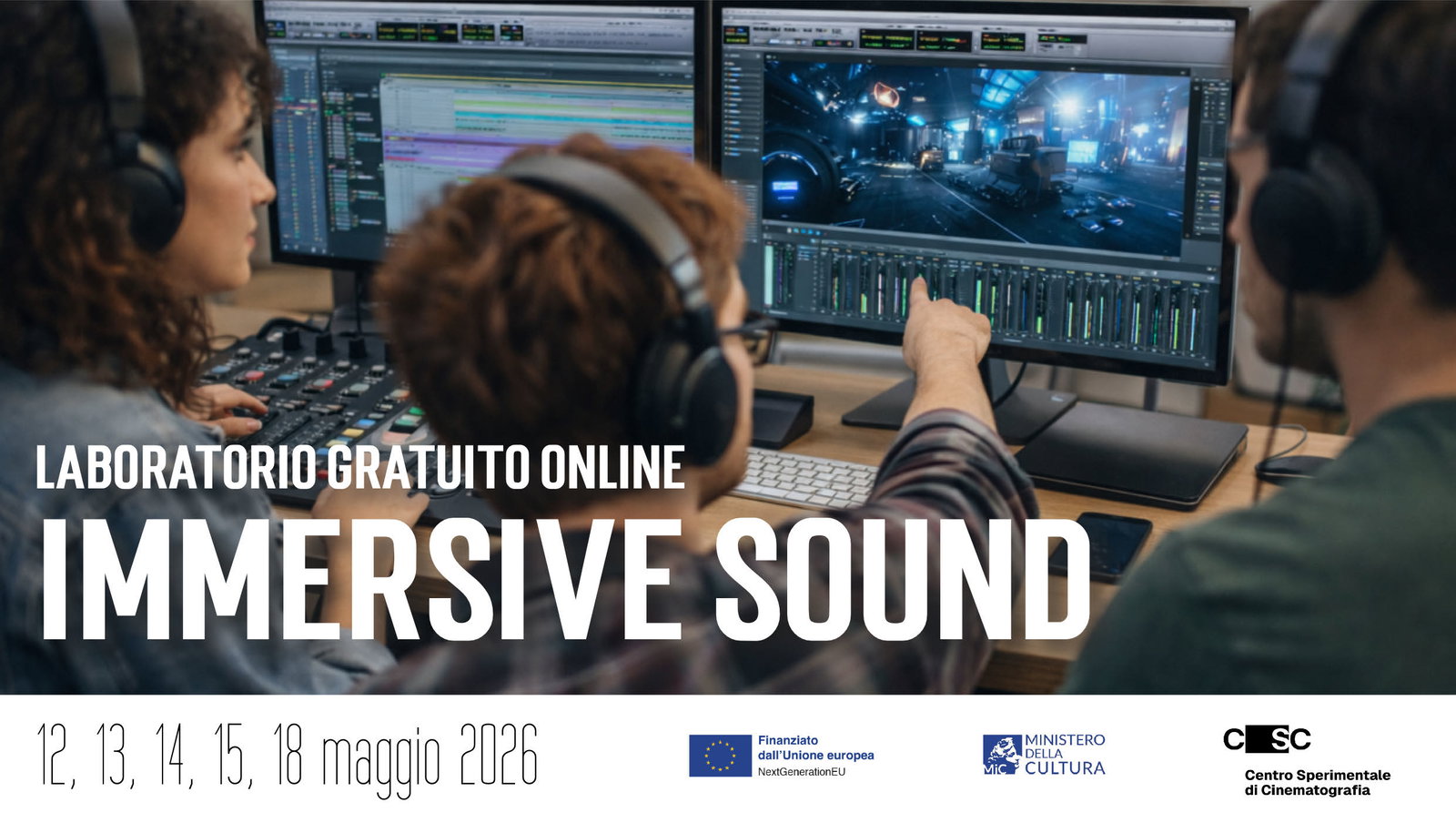 Taller gratuito de Immersive Sound: selecciones abiertas | Biunivoca
